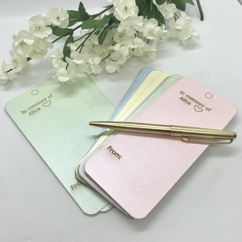 Personalised notelets for loved ones - rockyandroxy.com